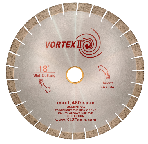 Vortex II Marble Bridge Saw Blade | KLZ Diamond Tools